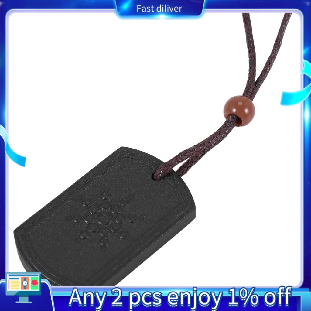 Volcanic Rocks Pendant Necklace Anti EMF Radiation Protection Pendant ...