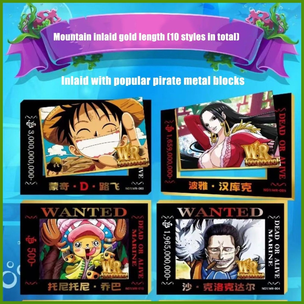 For One Piece Collection Anime Cards Packs Collectible Trading Card ...
