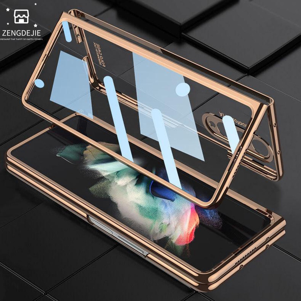 Premium Transparent Case for Samsung Galaxy Z Fold 6 with Tempered ...