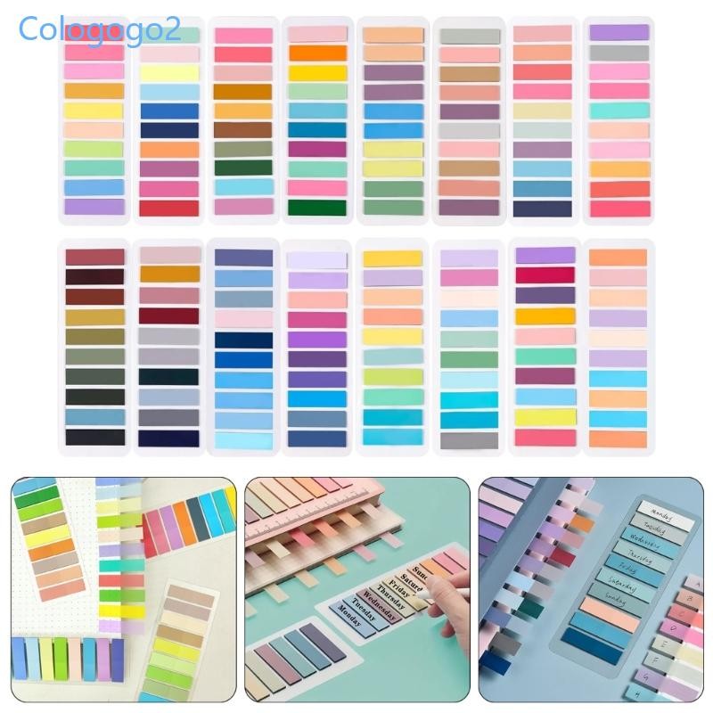 COLO Self Adhesive Index Labels Sticky Note Reminders on Planner Laptop ...