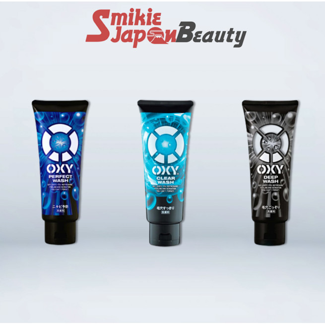 ROHTO OXY Face Wash Acne Preventive Facial Cleanser Perfect Wash / Clear Wash / Deep Wash 130g ...