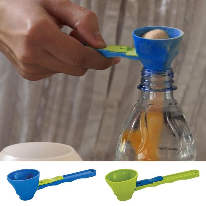 Measuring Scoop With Funnel Kitchen Spoons Funnel Scoop for Coffee ...