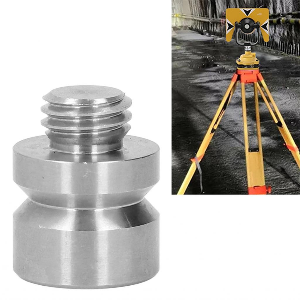 Rrianfo Stainless Steel Prism Adapter for GPS RTK Total Station Base ...