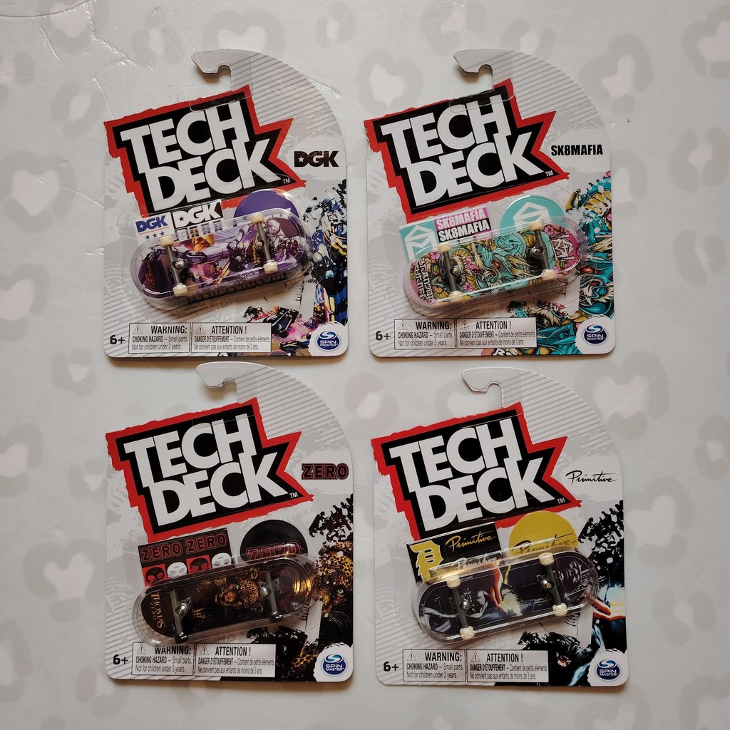 TECH DECK - Singles Plastic 30mm Fingerboard (Set A) | Shopee Philippines