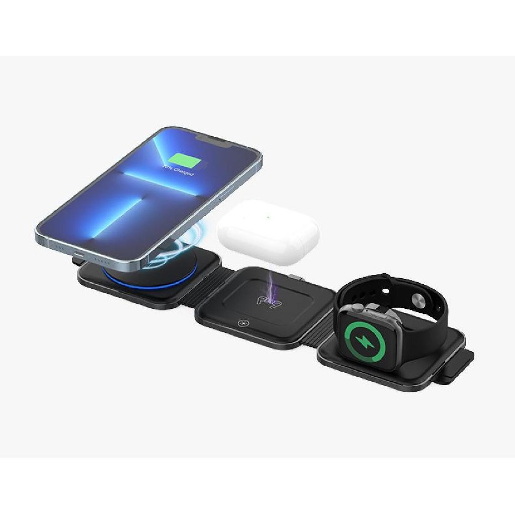 Charging Station Compatible For Multiple Devices 3 in 1 Magnetic ...