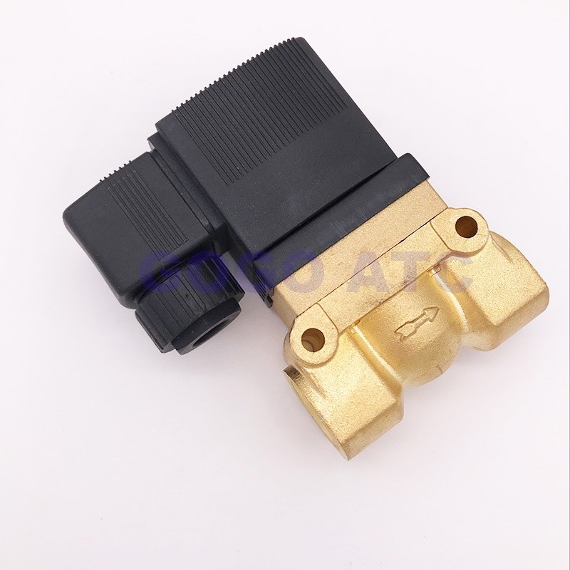 New 50bar high pressure high temperature solenoid valve 1/4 3/8 1/2 BSP 24V DC AC220V Orifice 8 ...