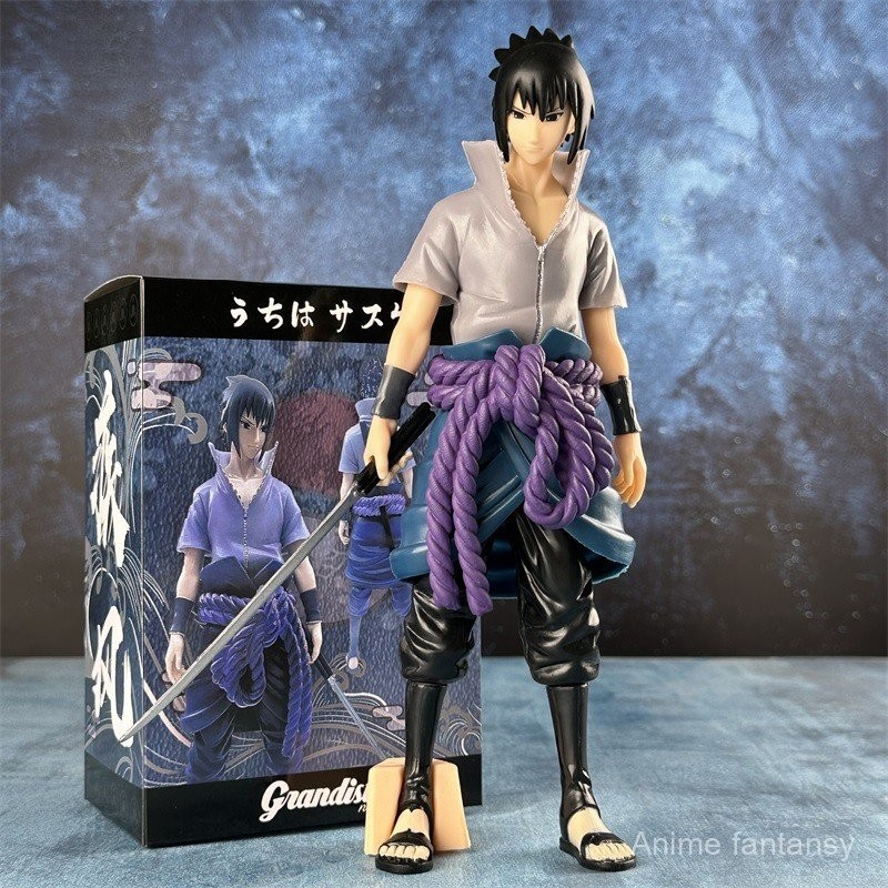 Naruto Sasuke Wind Legend Group Standing Posture Sasuke Uchiha Anime ...