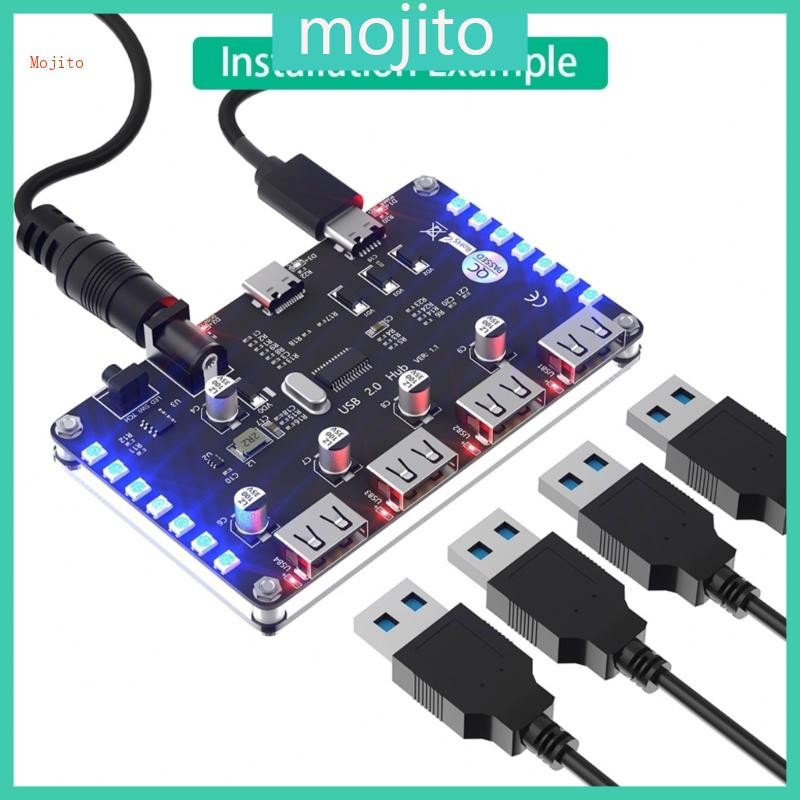 Mojito USB 2 0 4 Port Hub With LED Display Easy Connection USB 2 0 Hub ...