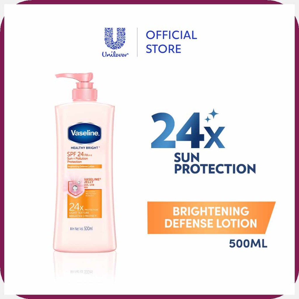 Vaseline$sj}HealthyDi:Bright@O+SPF24~L*Sun+Pollution~q*Lotion~l*500ml ...