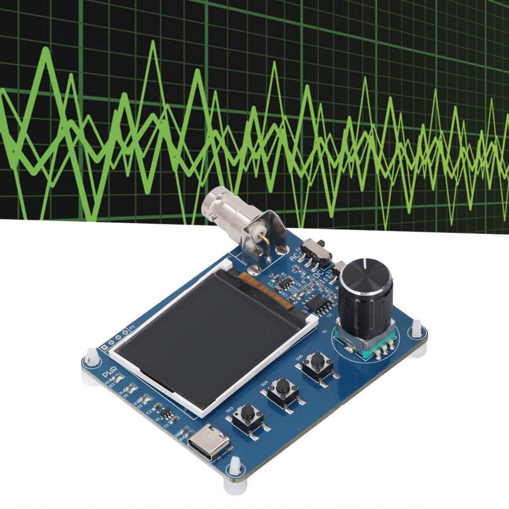 Oscilloscope 1.8 Inch LCD 10 Bit Resolution 1MHz Sampling Rate Tool ...