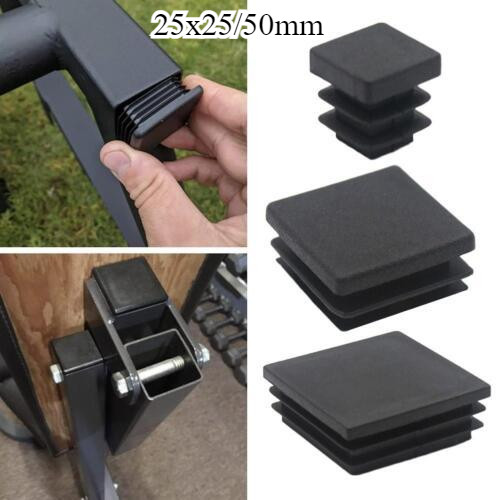 4/8PCS Square Chair Leg Caps/Tubular End Cap/Plastic Footing/Tubular ...