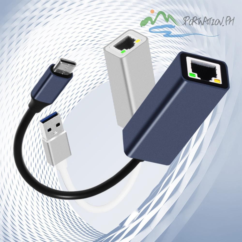 Type-C To RJ45 Gigabit Ethernet Type-C To Ethernet Adapter USB 3.0 To ...