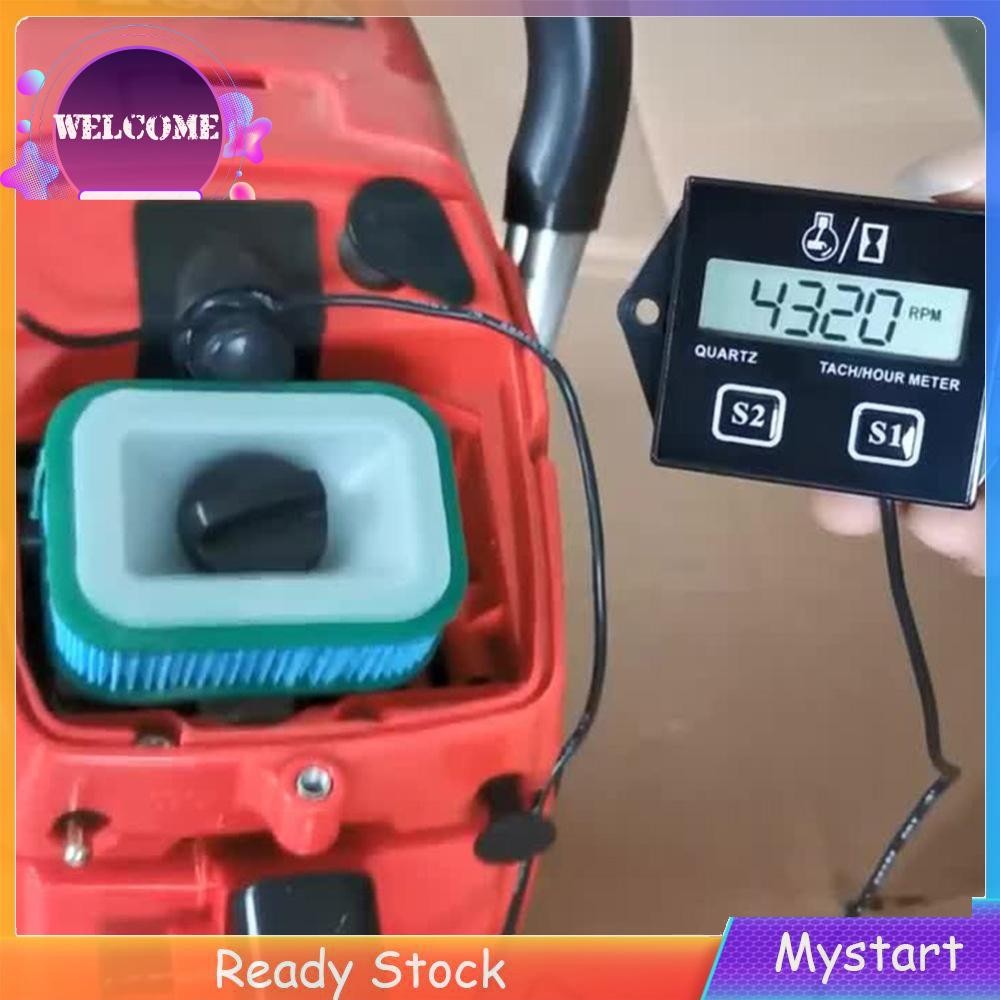 Digital Engine RPM Gauge LCD Display Tachometer RPM Measuring for Car ...