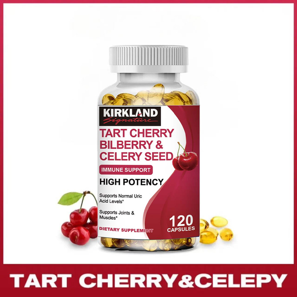 Tart Cherry Extract with Celery Seed Capsules Effective Uric Acid ...