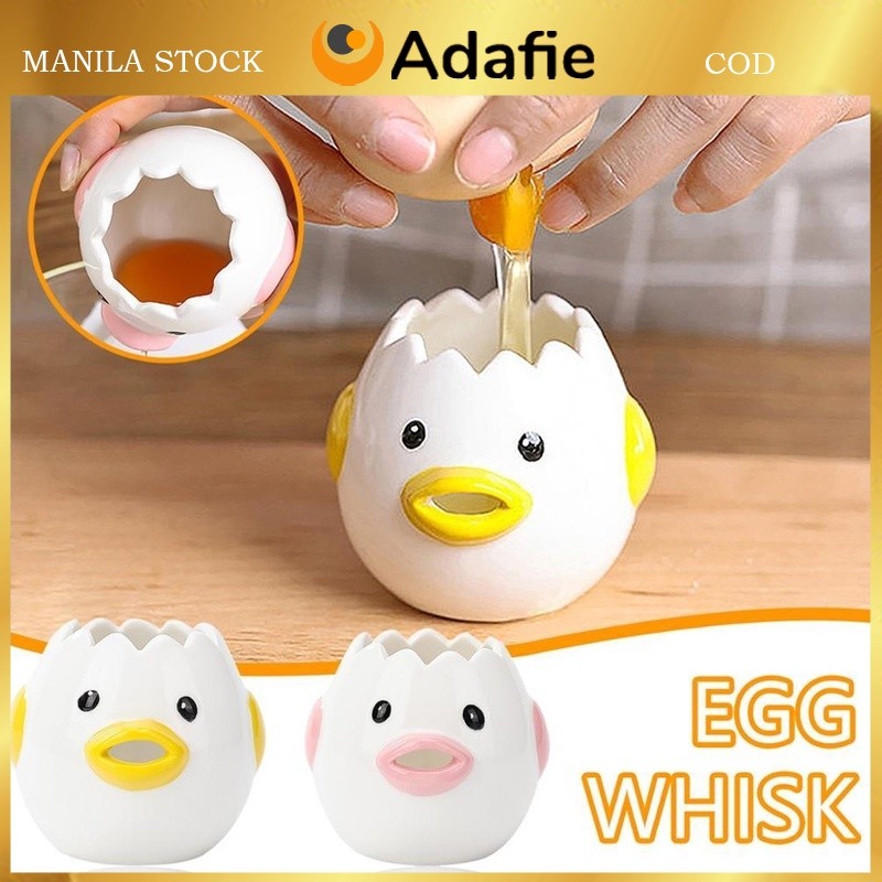 Creative Ceramic Protein Egg White Separator Egg Liquid Egg Yolk Filter ...