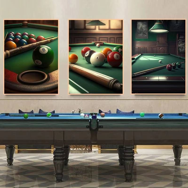 Snooker Billiard Posters Canvas Painting Wall Art Prints Picture for ...