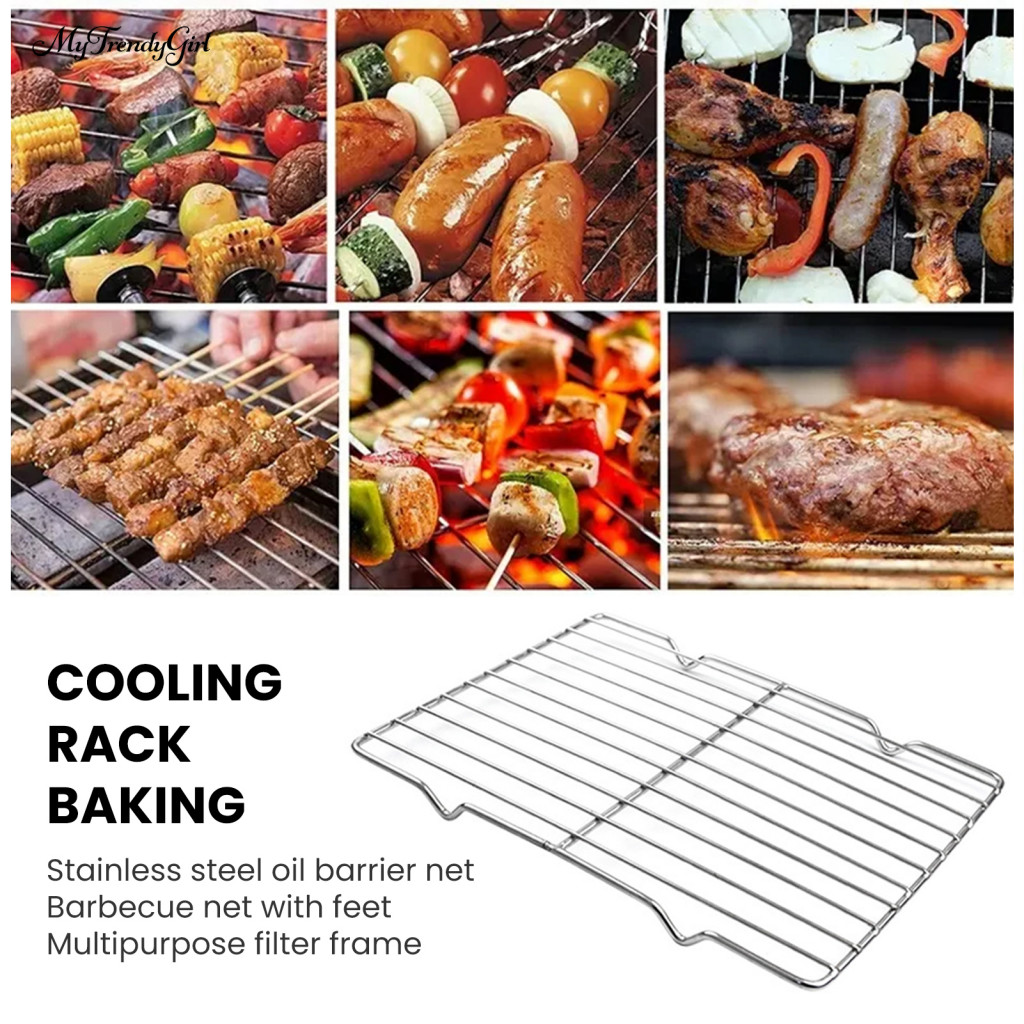 New* Dishwasher Safe Cooling Rack Baking Mesh Rack Premium Stainless ...