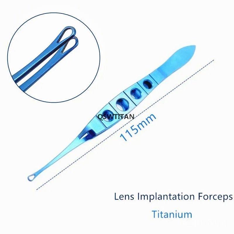 new Ophthalmic Lens Forceps IOL Loading Forceps Microscopic Tweezer ...