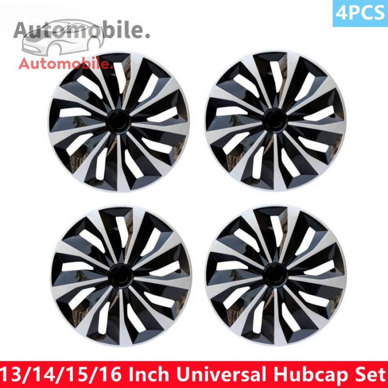 12/13/14/15/16 Inch Universa Carl Hubcap Wheel Covers ABS Plastic 4pcs ...