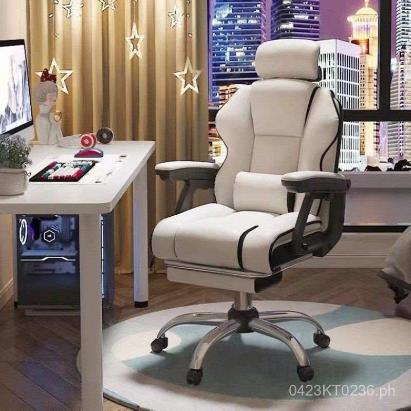 Dormitory Chair Study Chair Long Sitting Computer Chair Swivel Chair ...