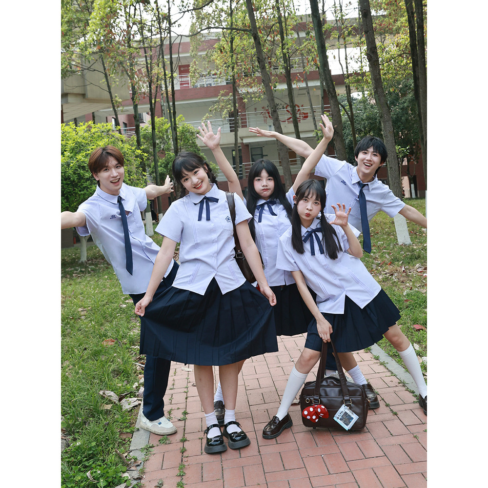Jk Uniform Summer Female Short-Sleeved Class Uniform Preppy Style ...
