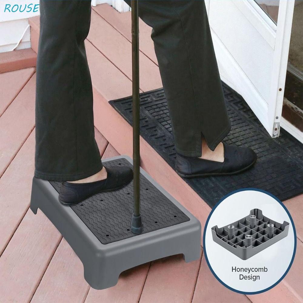 ROUSE One Step Stool, Non-Slip Safety Mobility Stepping Stool, Moving ...