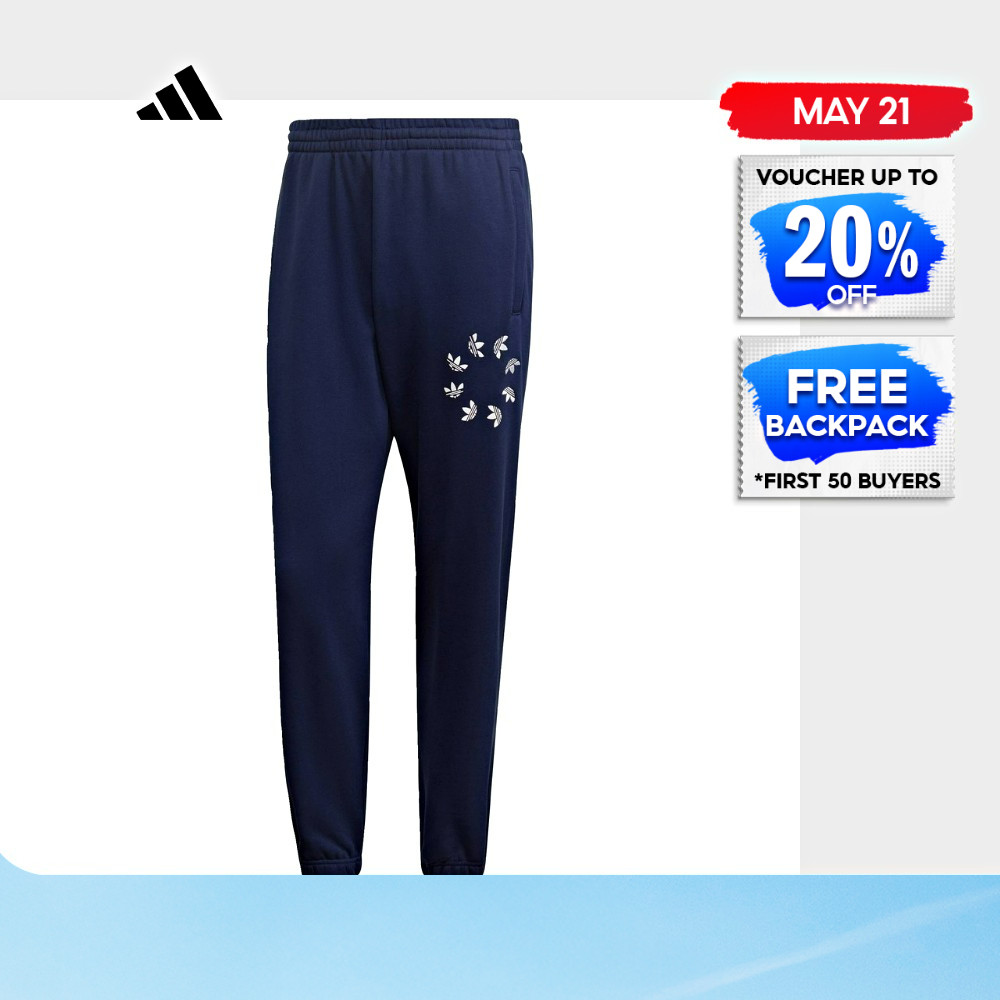 adidas Lifestyle Adicolor Shattered Trefoil Sweat Pants Men Blue H37727 ...