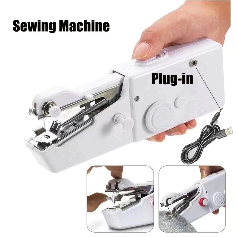 Hand-held Electric Sewing Machine Cordless Multi-functional Small ...