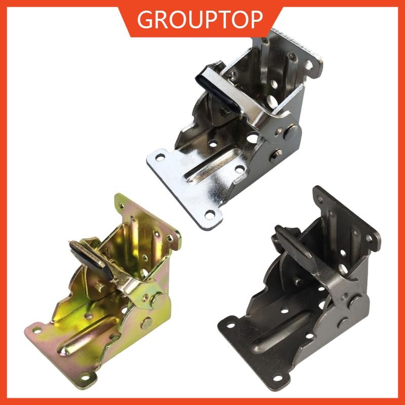 GROUP 4Pcs 90 Degrees Folding Table Chair Leg Brackets Hinge Self ...