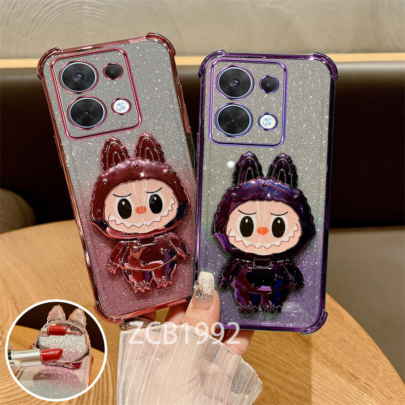 Shockproof 】Case For Infinix Smart 7 Phone case New 3D LaBu Bracket ...