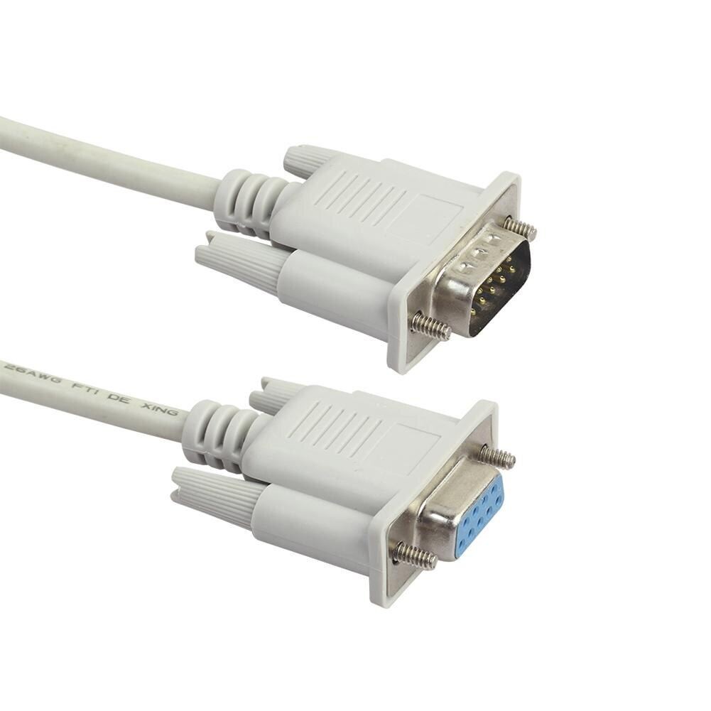 RS232 DB9 9Pin Male to Female Straight-through Serial Cable Direct ...