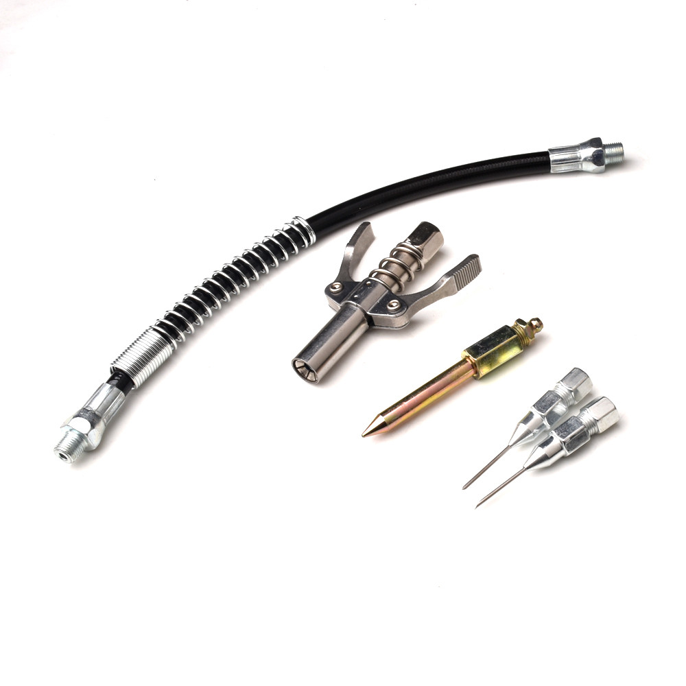 Needle Nose Grease Gun Head Heavy-Duty Grease Gun Coupler Kit Hige ...