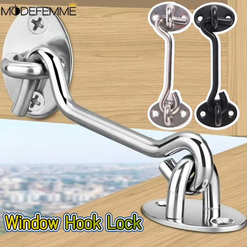 Stainless Steel Gate Hook Lock - Rust-resistant, Sturdy, Versatile ...