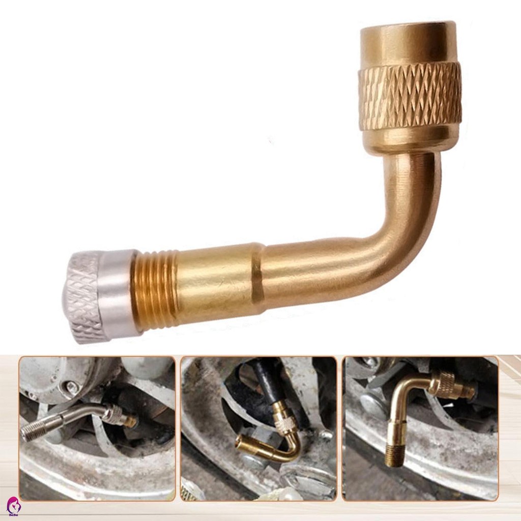 Tire Inflator Nozzle Extenders Universal Tyre Valve Extension Adaptor ...