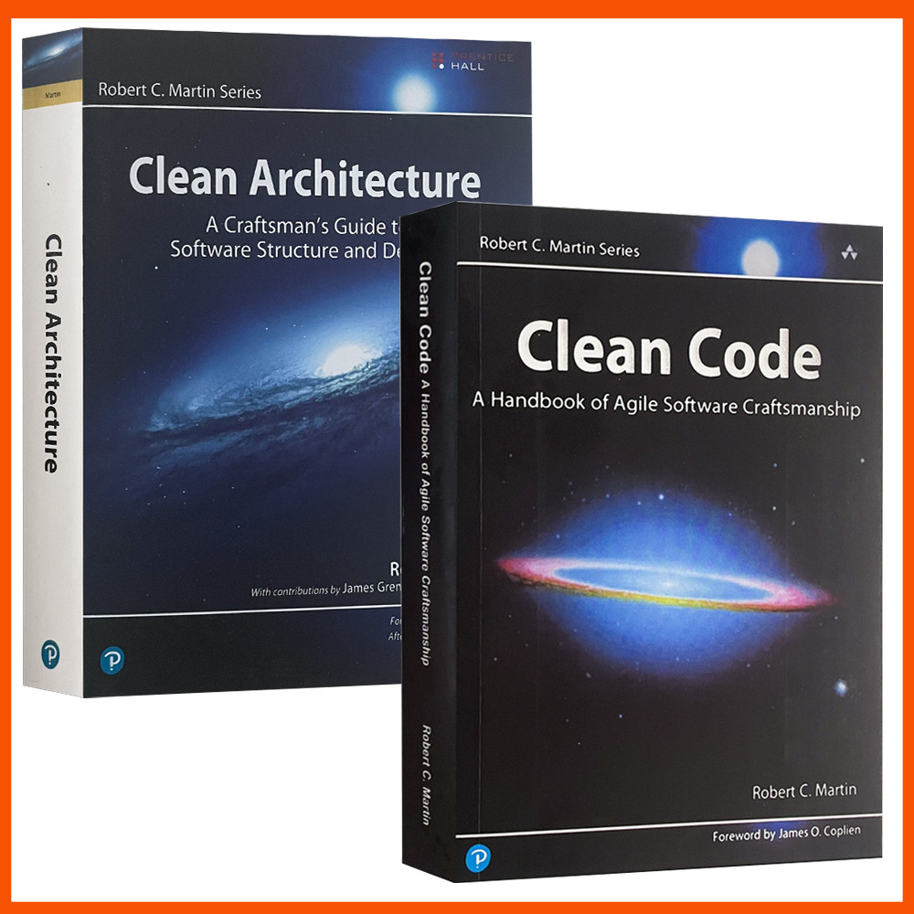 Robert C. Martin Series book -(Clean Code & Clean Architecture) Practical Software Architecture ...