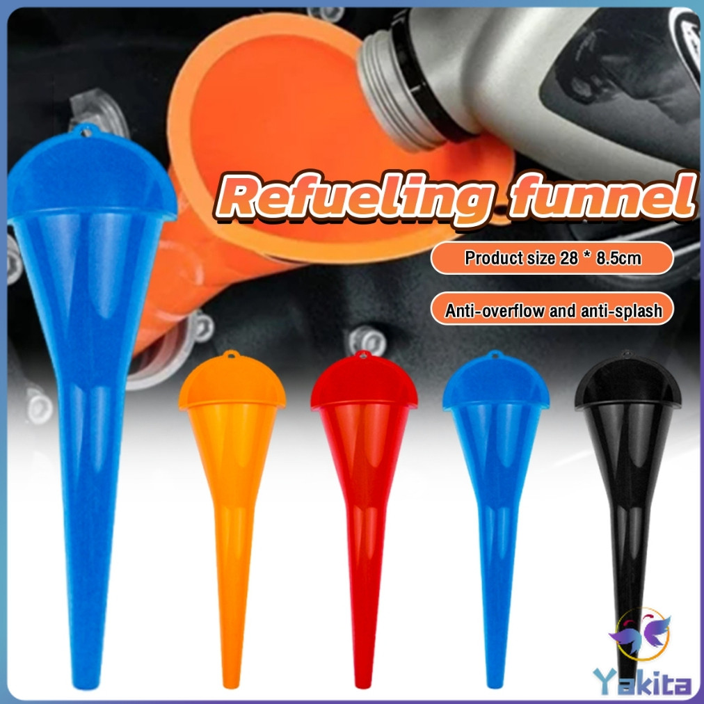 Yaki Car Motorcycles Refueling Longer Funnel Portable Splash-Proof ...