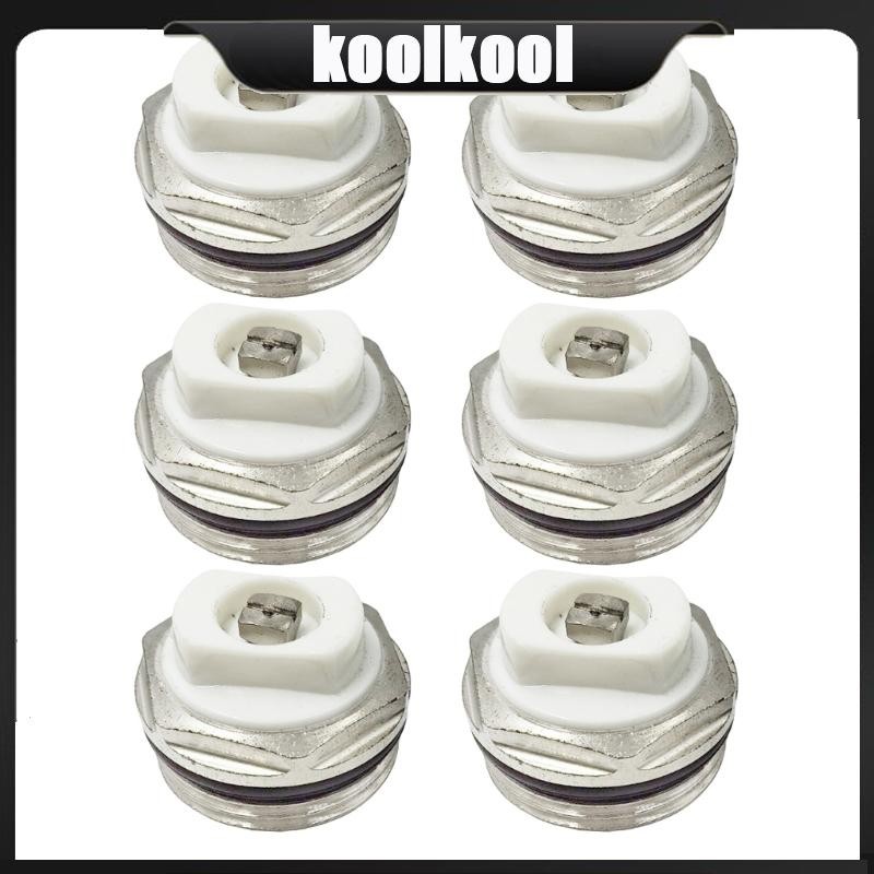 kool 6pcs Radiator Air Vent Valves Rotating Head Radiator Bleeding ...