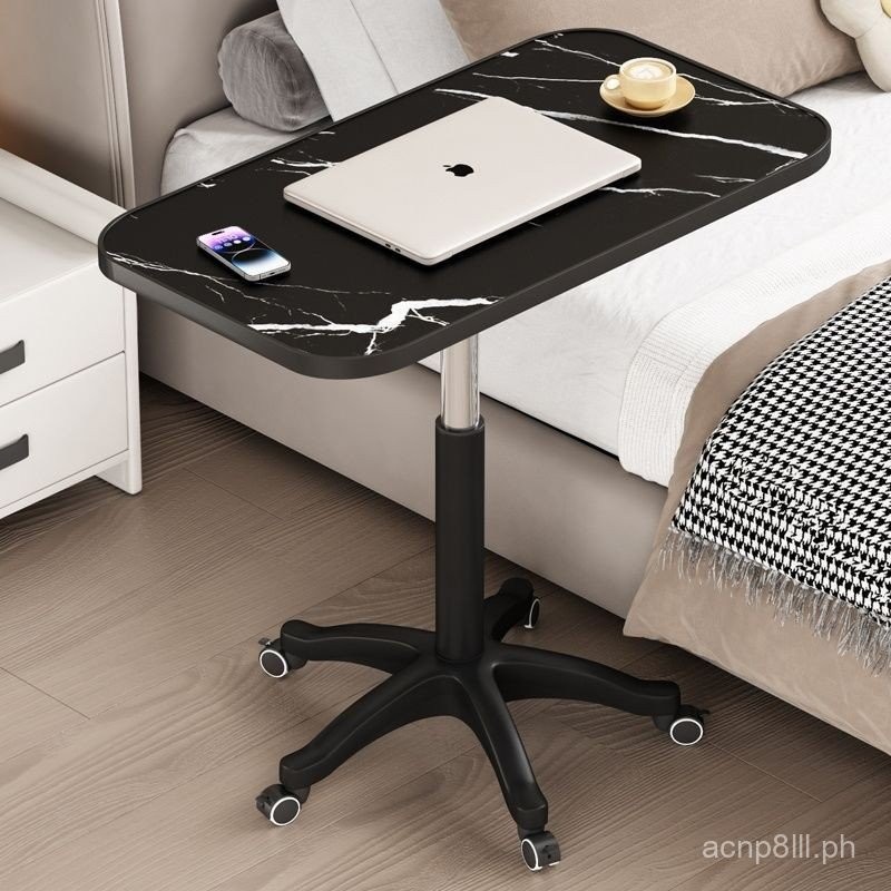 Pulley Mobile Small Table Adjustable Small Bedside Table Standing ...