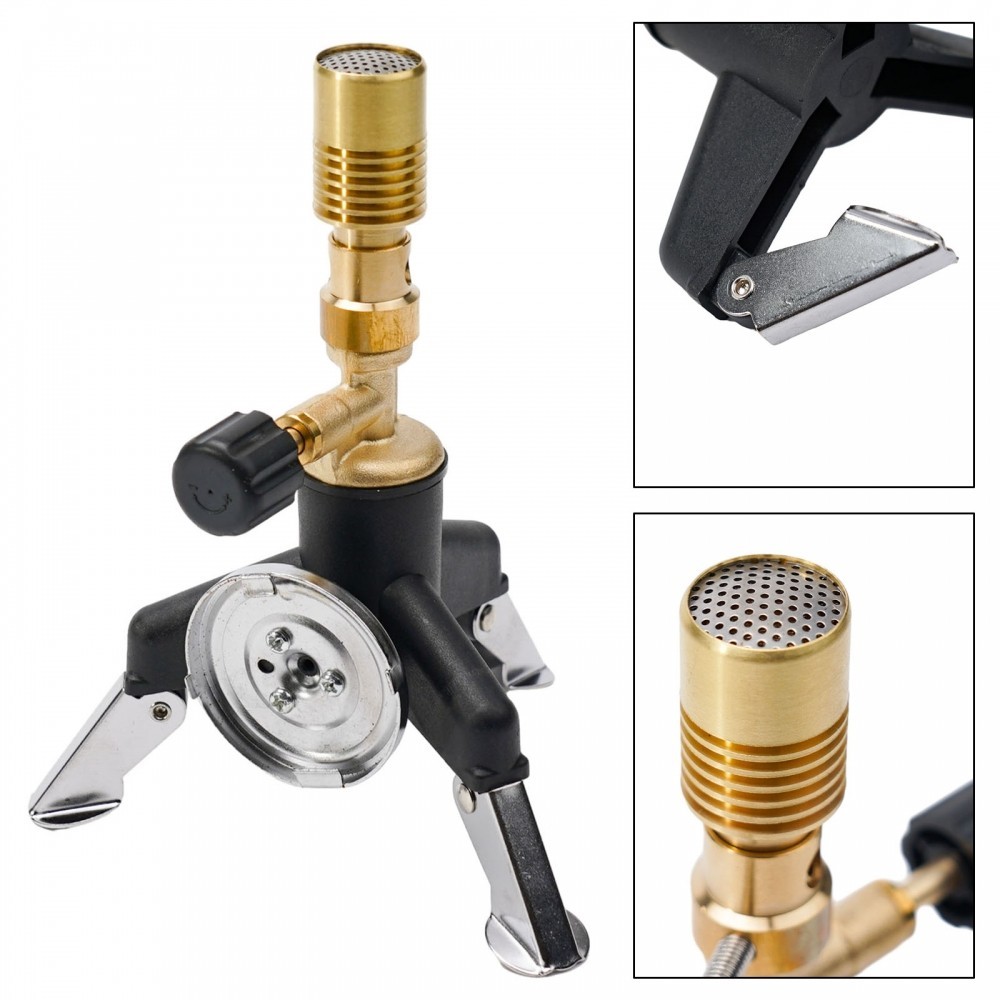 Reliable Lab Disinfection Gas Torch Portable Bunsen Burner Light Brass ...
