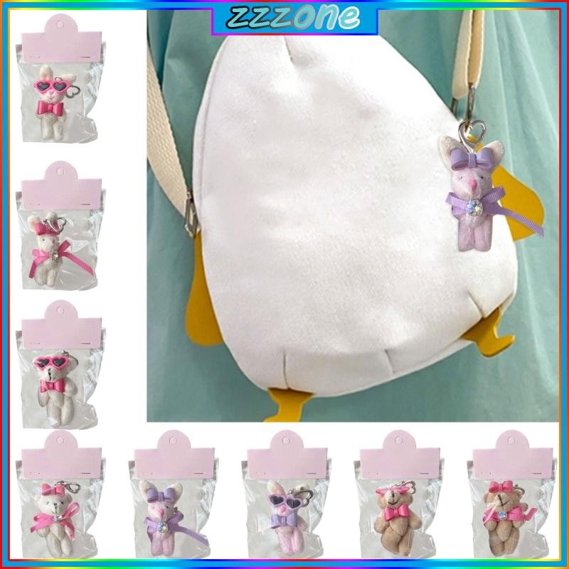 zzz Cute Bear Rabbit Key Chain Bag Accessory Soft Toy Pendant ...