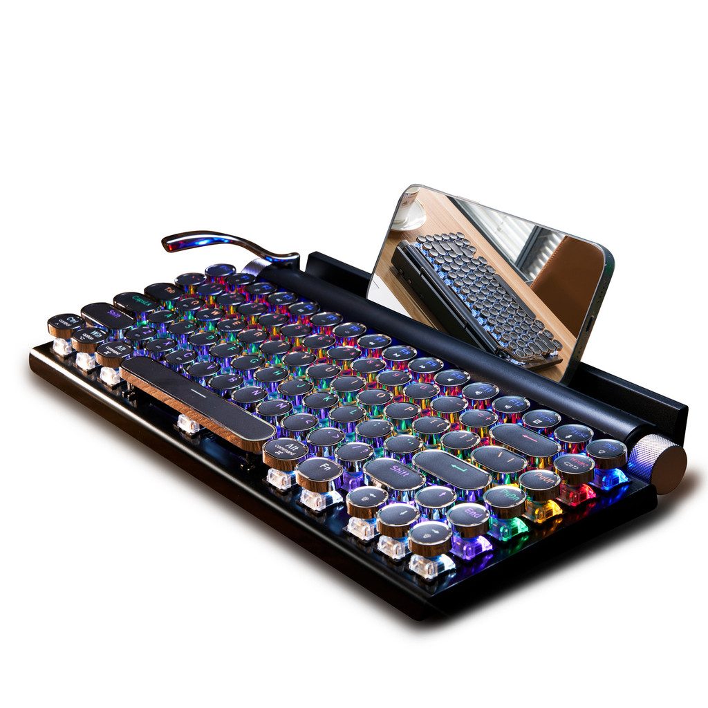 Dot Retro Typewriting Mechanical Keyboard Punk Keycap Mobile Phone ...