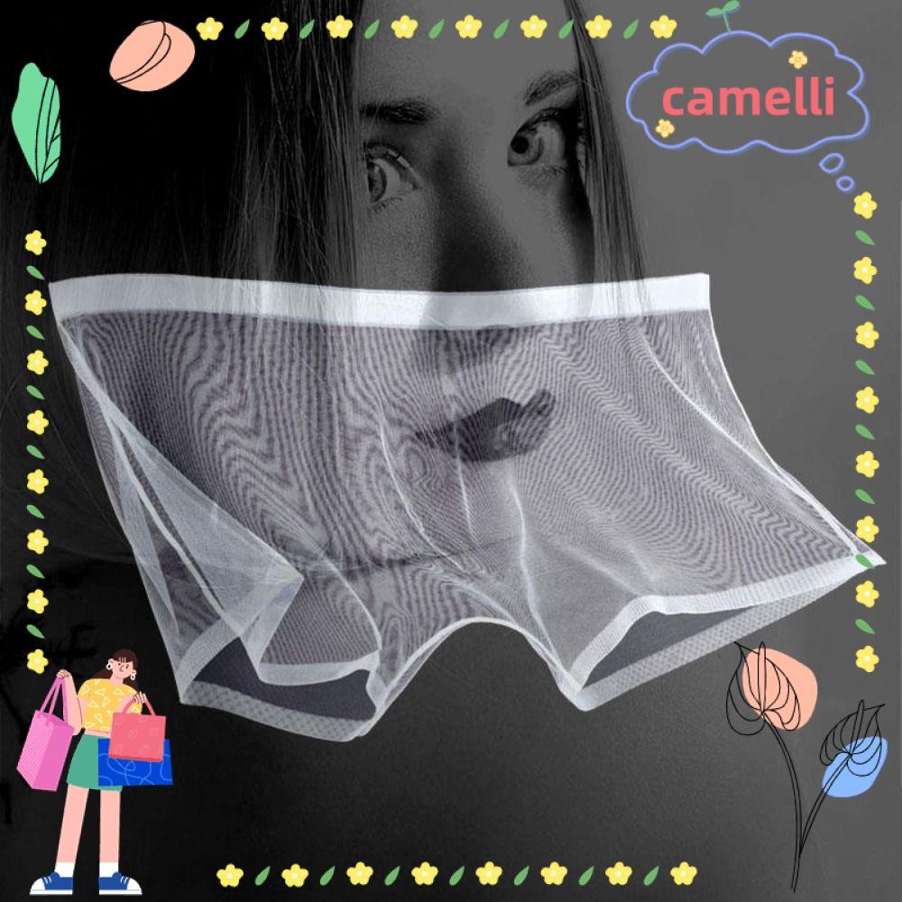 CAMELLI Men's Underwear, Low-waist Lingerie Intimates Transparent ...