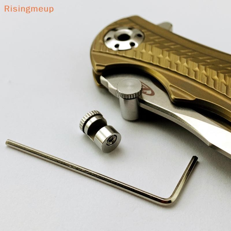 [Risingmeup] CNC Push 416 steel Knife Button For 110 Folding Thumb Stud ...
