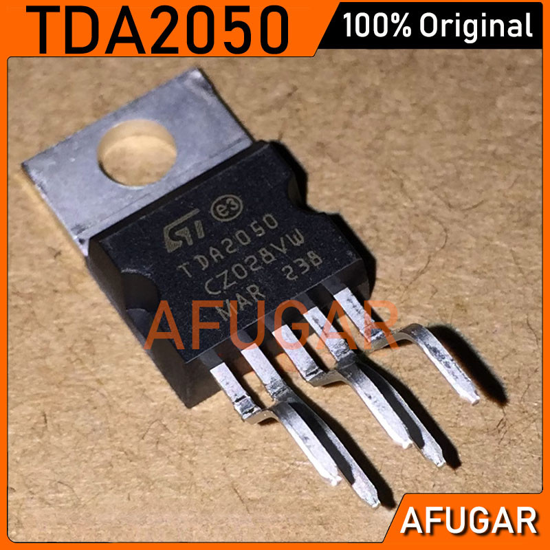 5Pcs TDA2050 Original TDA2050A TO-220 32W high-fidelity audio power amplifier transistor ...