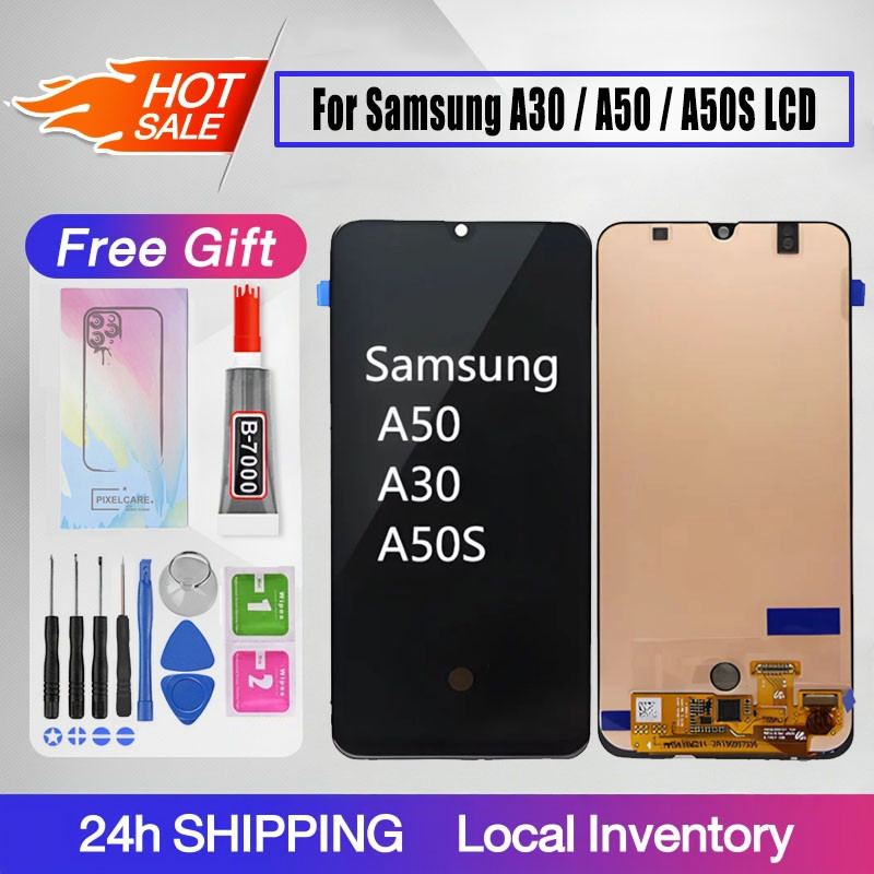 Techparts LCD For Samsung Galaxy A30 / Galaxy A50 / Galaxy A50S LCD ...