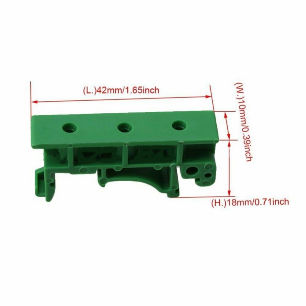 【EVER】Premium Durable PCB DIN C45 Rail Mount Adapter for Circuit Board ...