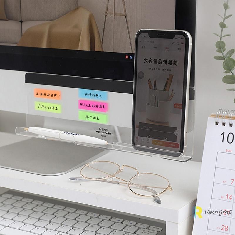 [Risingme] Creative Acrylic Monitor Message Memo Board Sticky Notes ...
