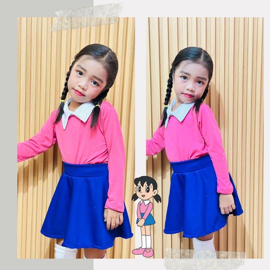 Shizuka Doremon Character costume for girls baby Halloween birthday ...