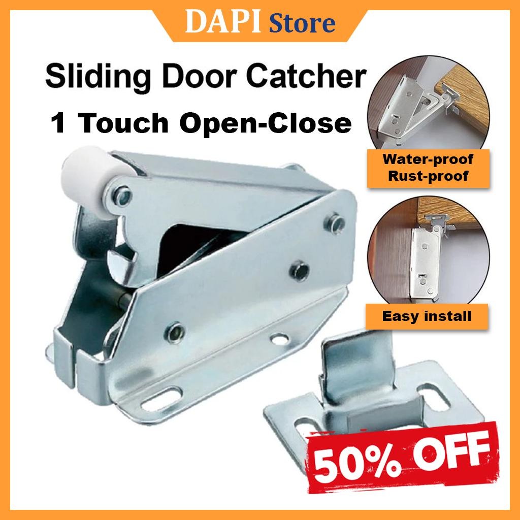 Invisible Touch Latch Push Open Spring Catch Bouncer Cabinet Door Lock ...