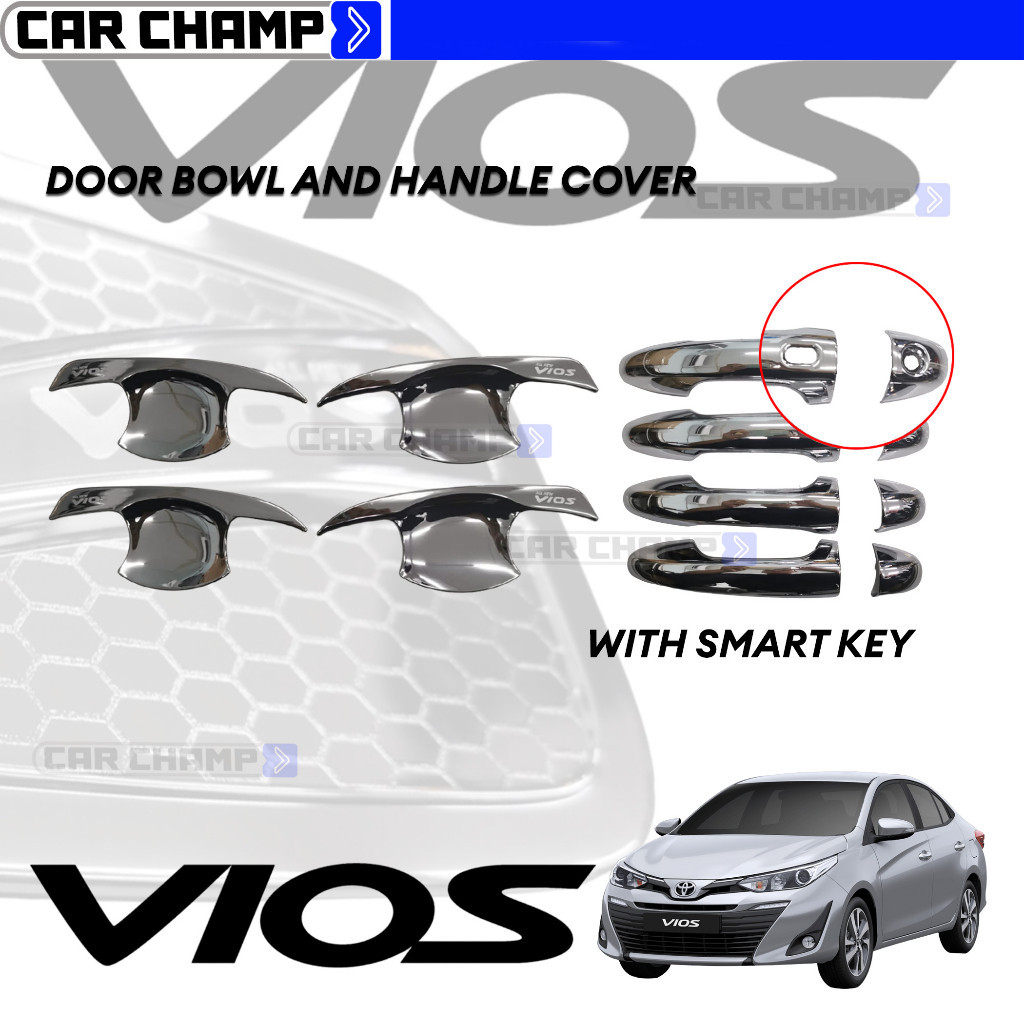 Toyota Vios PRIME 2019 to 2025 G VARIANT Door bowl and handle cover ...